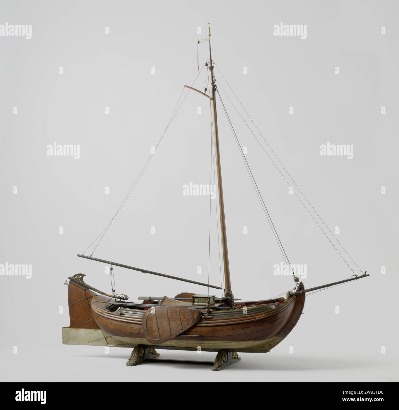 Model of a Boyer from North Holland, anonymous, c. 1757 ship model ...