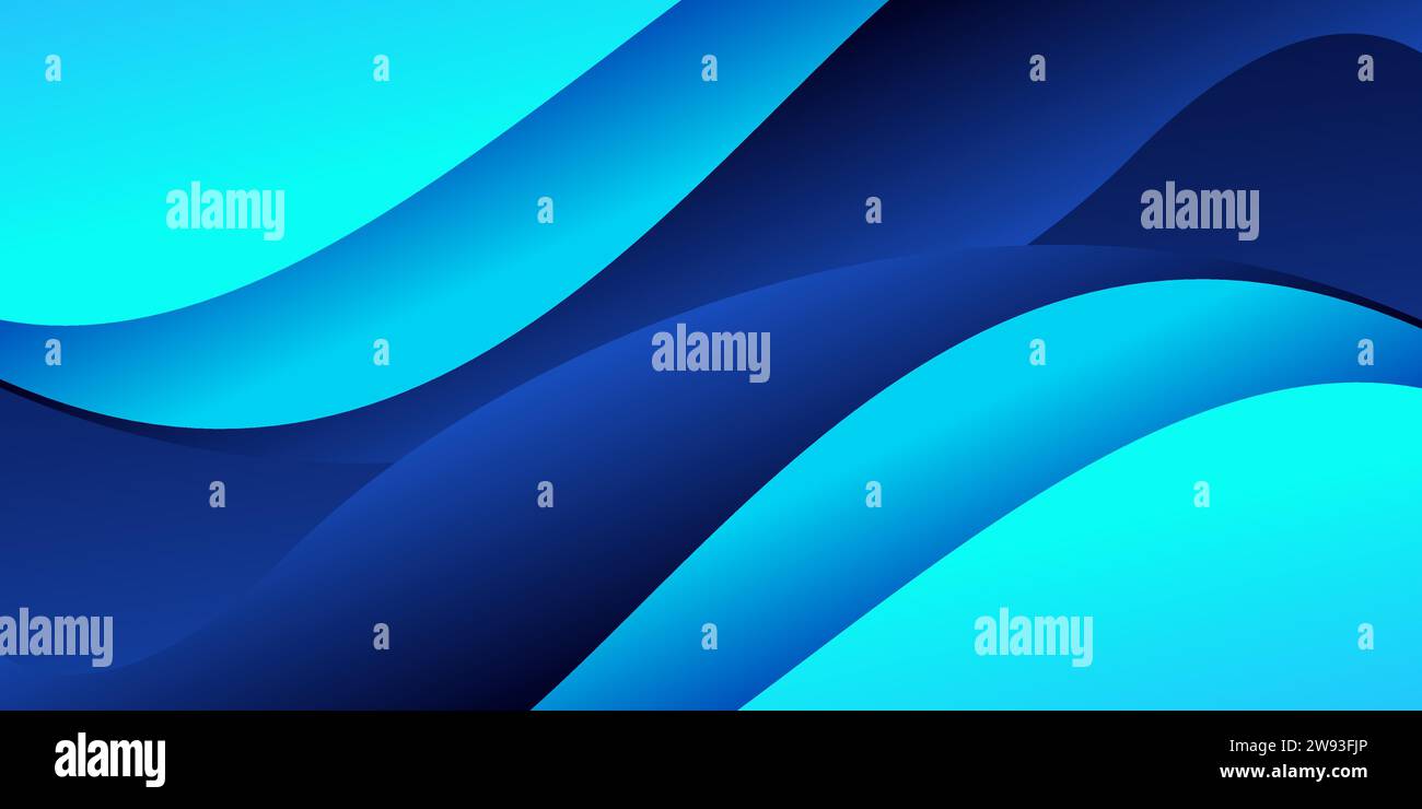 Dark blue wavy abstract motion Stock Vector Images - Alamy