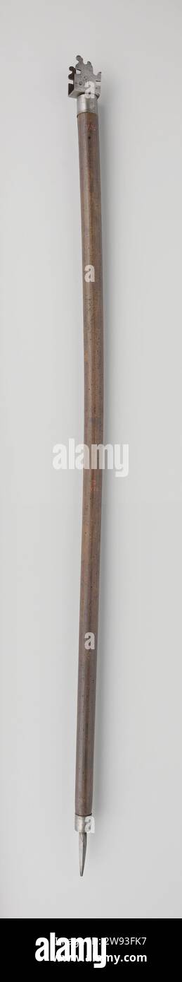 Forket ,, c. 1599 - c. 1799 Furket or musket fork with wooden brown ...