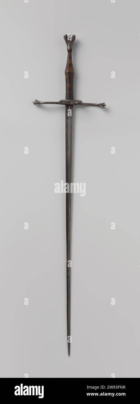 Iron sword, anonymous, c. 1500 - c. 1550 sword Iron sword, double ...