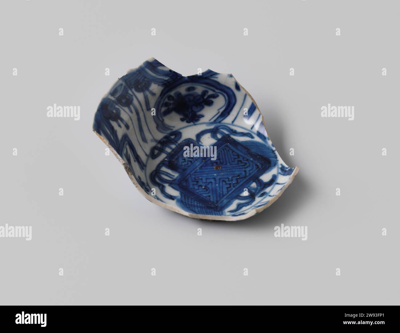 Fragment sign from V.O.C. ship De 'Witte Leeuw', Anonymous, Before 1613 ...