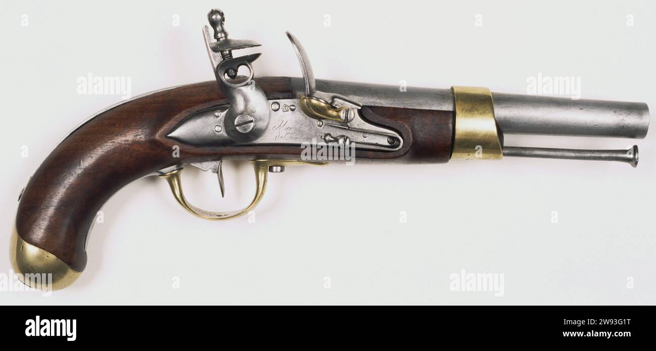 Flint gun, anonymous, c. 1775 - c. 1825 flintlock pistol Flint gun ...