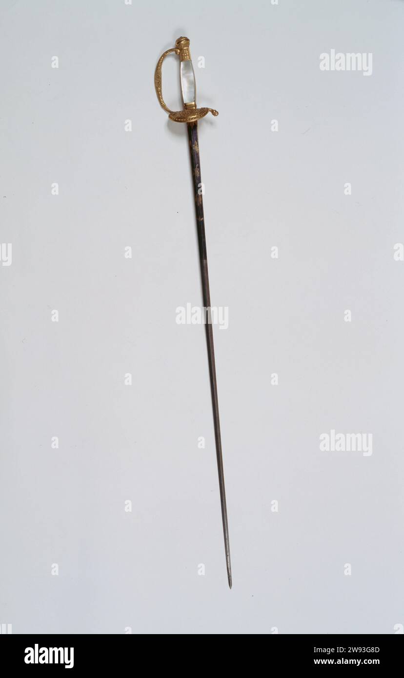 The Kingdom of the Netherlands, Anonymous, 1800 - 1899 sword Degen with ...