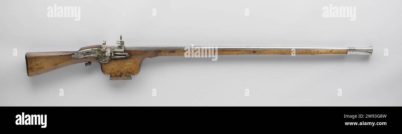 Goal gun, anonymous, c. 1620 Radslot rifle (disk shoot rifle); Round ...