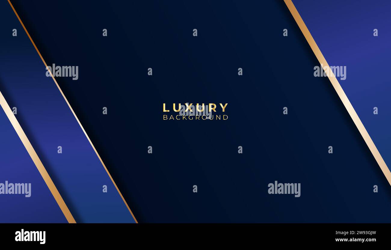 luxury blue gold background vector. luxury background vector ...