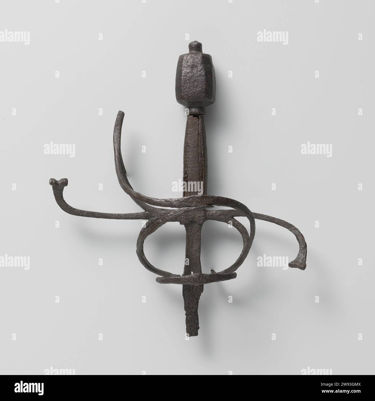 Weapons, anonymous, c. 1590 - c. 1596 rapier Rapier excerpt consisting ...