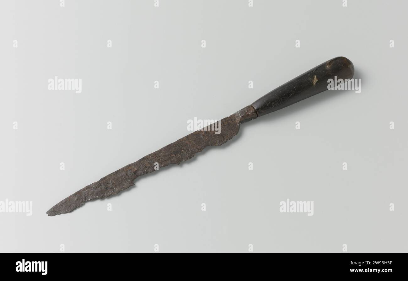 Table knife with hexagonal handle of horn, anonymous, c. 1590 - c. 1596 ...