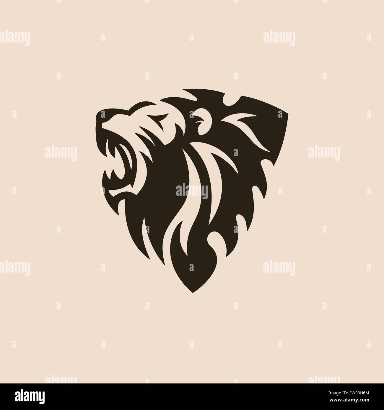 Roaring lion hi-res stock photography and images - Alamy