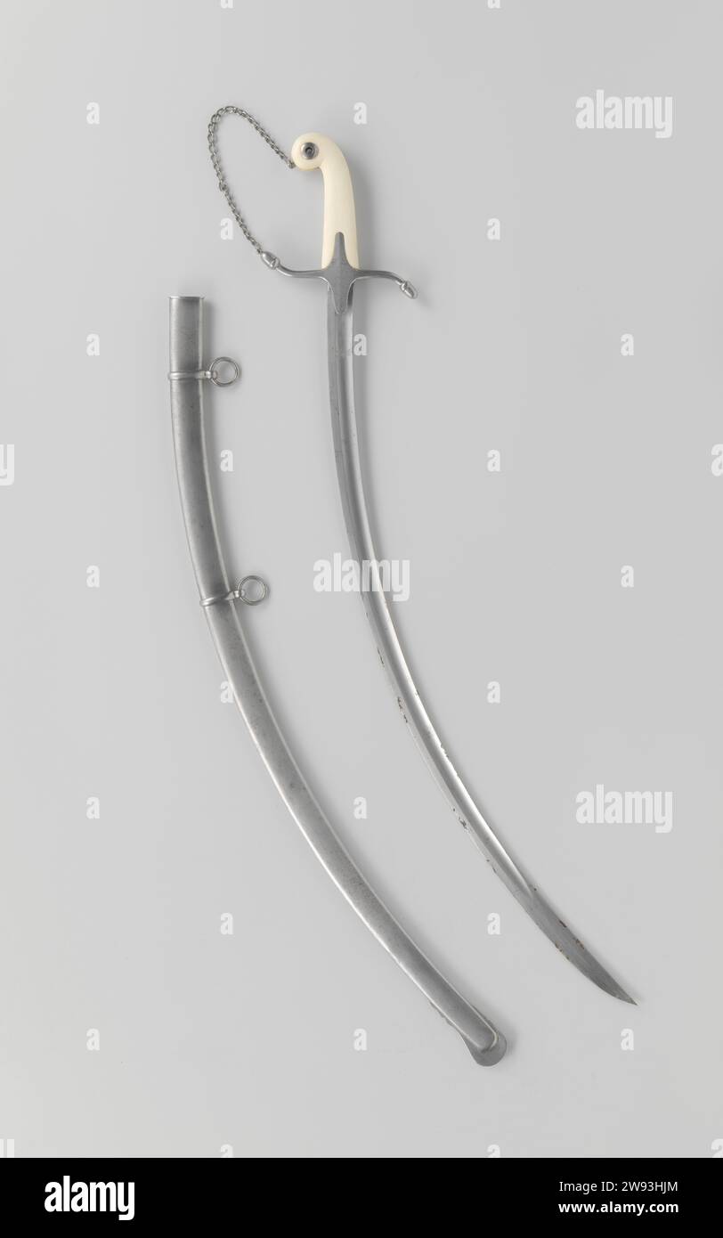 Saber with sheath, anonymous sabre Turkish model saber with iron stump ...