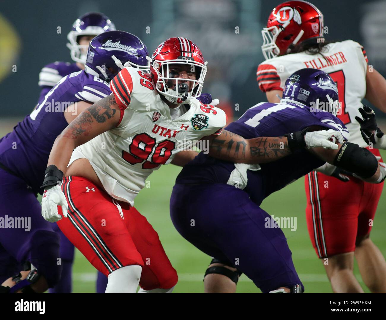 December 23, 2023 - Utah Utes defensive tackle Tevita Fotu #99 during ...