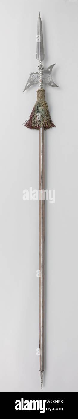 Hellebaard with round stick and iron point, anonymous, c. 1599 - c ...
