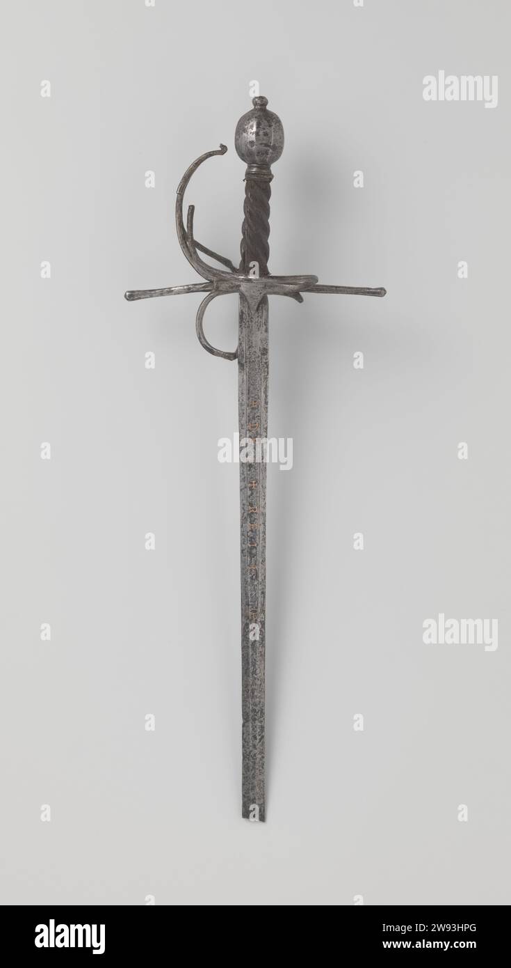 Degen, Anonymous, c. 1540 - c. 1560 sword The. The narrow blade with ...
