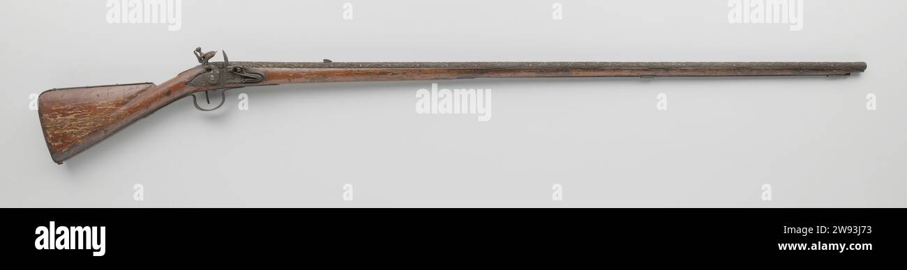 Flint hunt rifle in the Dutch style of the 1670s, Anonymous, 1670 ...