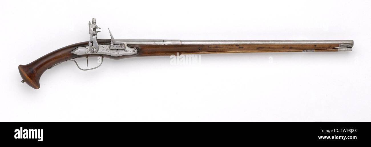 Flint gun, Anonymous, 1640 - 1645 flintlock pistol Soberly designed ...