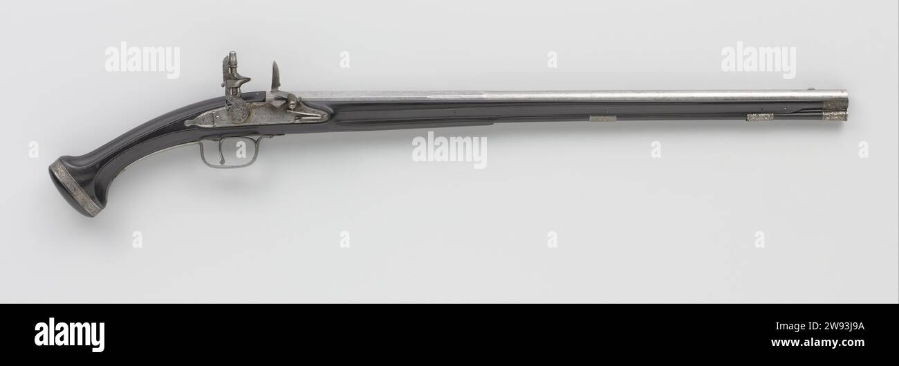 Flint gun, Jan Aerts, c. 1650 flintlock pistol The tail of the lock ...