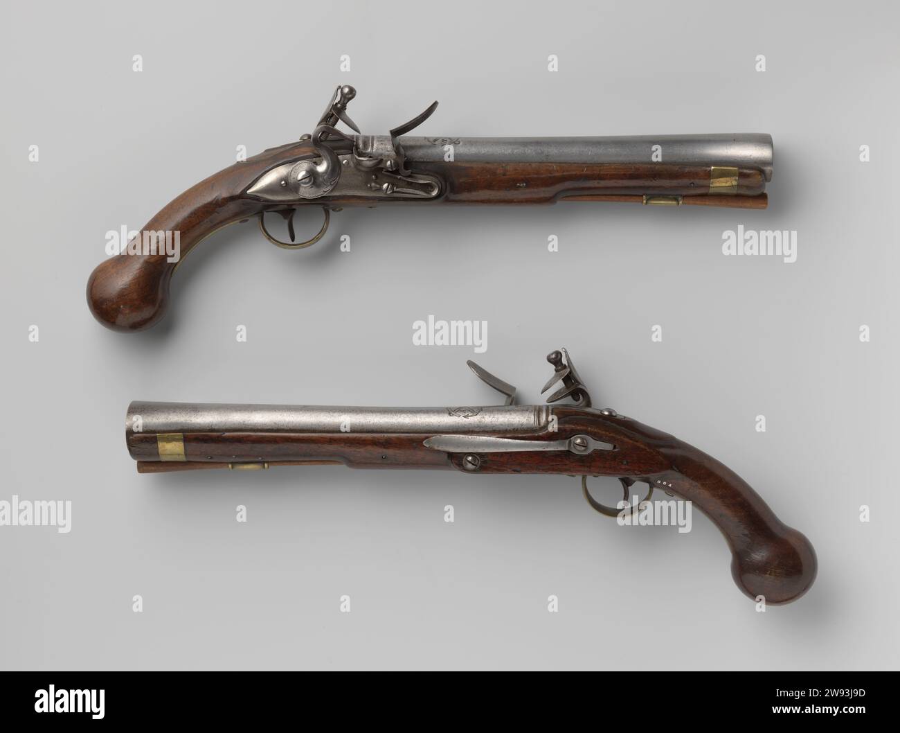 Flint Gordelpistool, with emblem of the Admiralty of Westfriesland ...