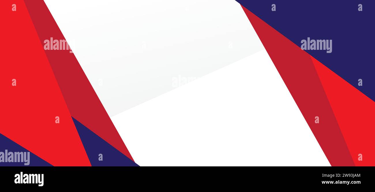 geometric red blue background vector illustration. Suit for banner ...