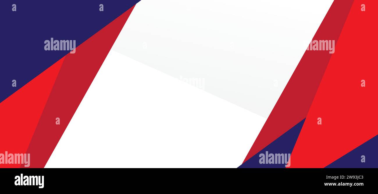geometric red blue background vector illustration. Suit for banner ...