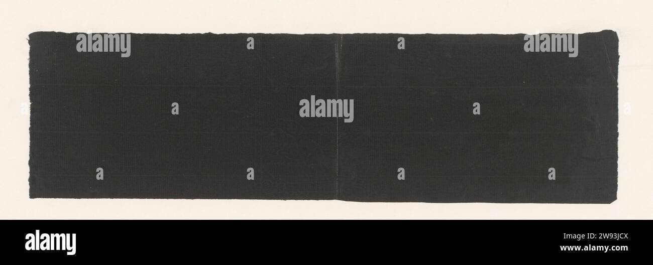 Plain black paper, anonymous, 1800 - 1900 decorated paper Plain black ...