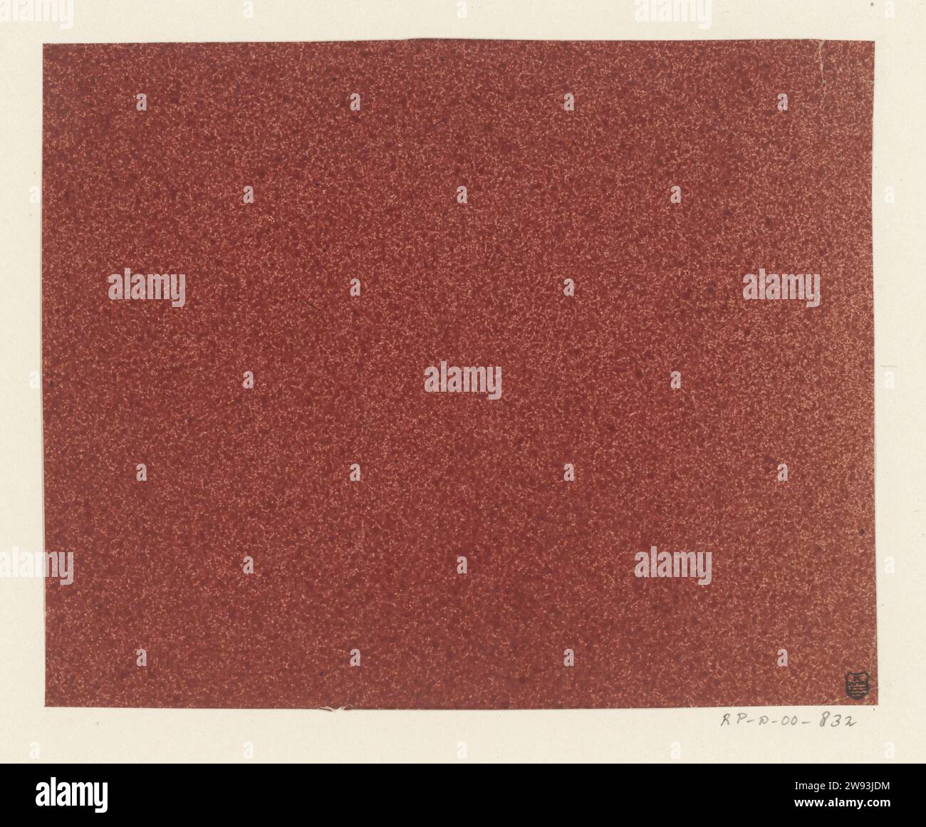 Red Spotted Paper, Anonymous, 1750 - 1900 sprinkled paper paper ...
