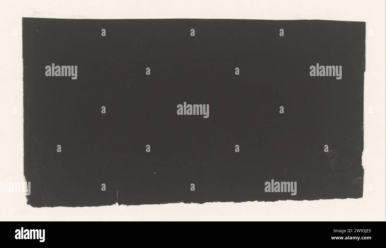 Plain black paper, anonymous, 1800 - 1900 decorated paper paper. paint ...