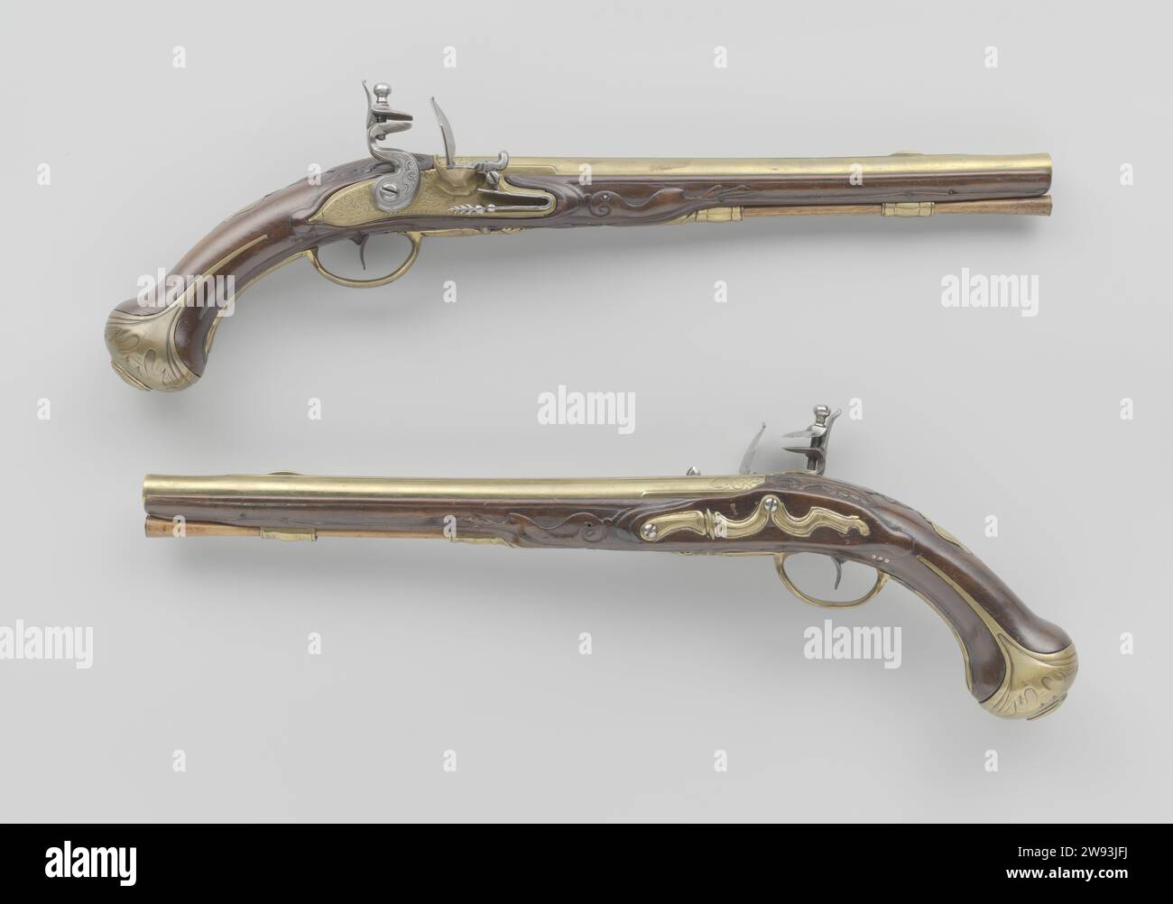 Flint gun, Frans Delahaye, 1720 - 1730 flintlock pistol Probably ...