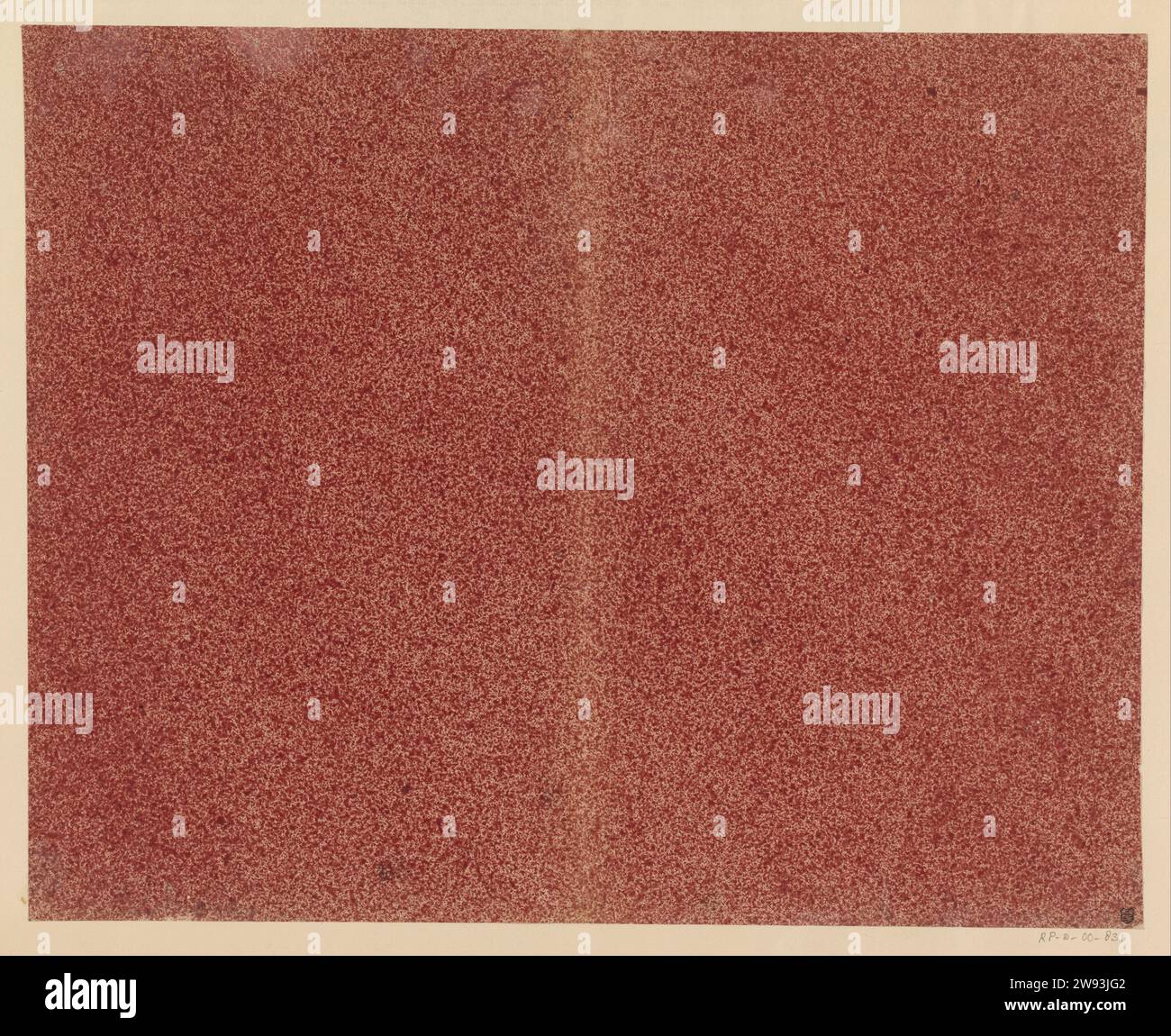 Red Spotted Paper, Anonymous, 1750 - 1900 sprinkled paper paper ...