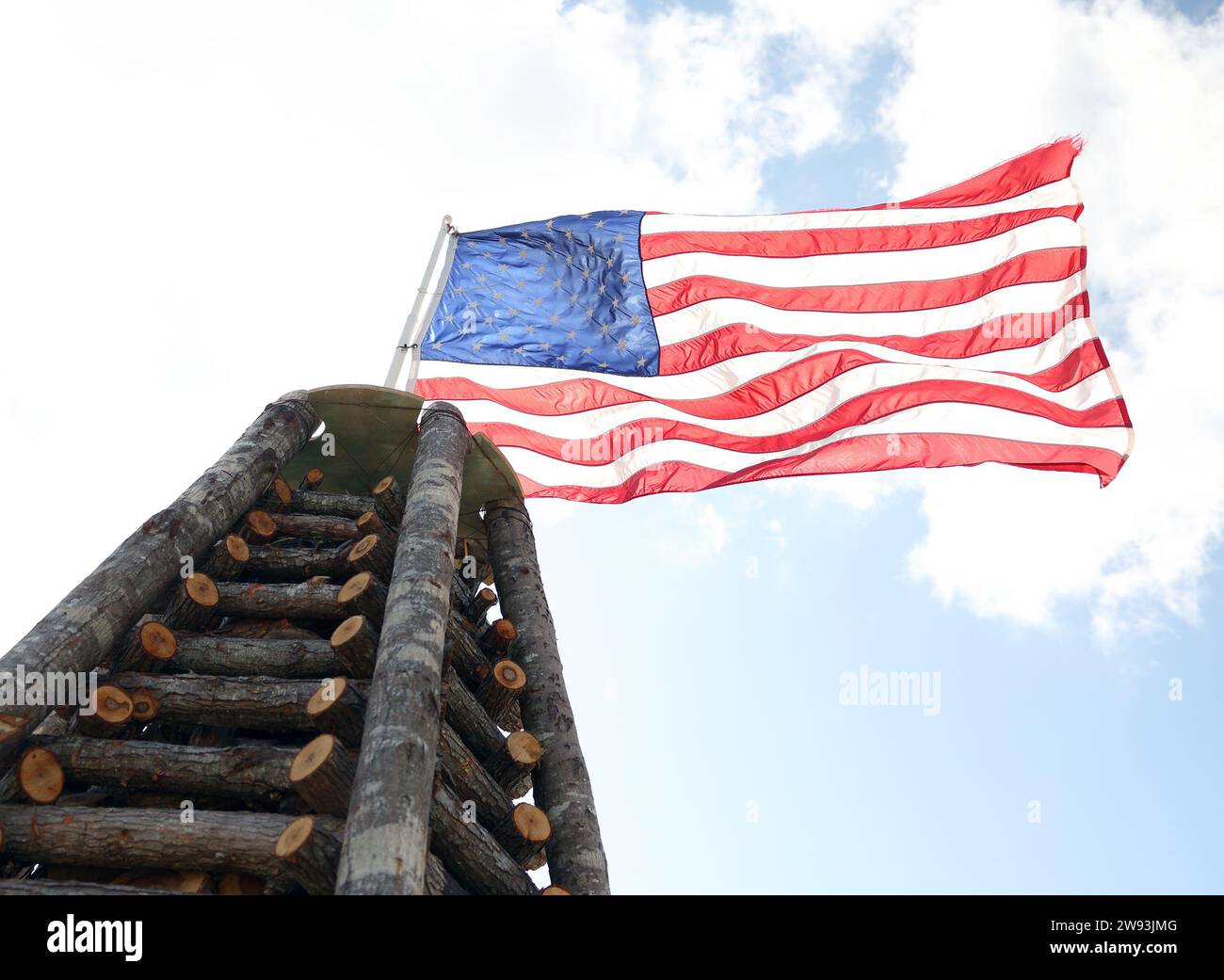 Old glory flies in hi-res stock photography and images - Alamy