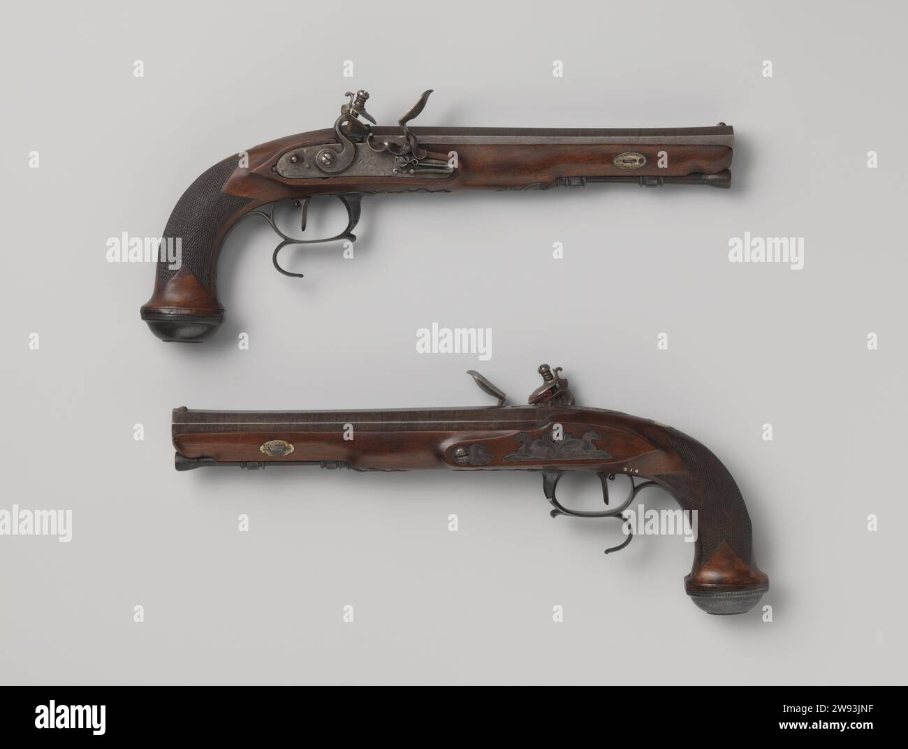 Flint gun converted to gun, Jean Toussaint Delincee, 1810 - 1815 ...