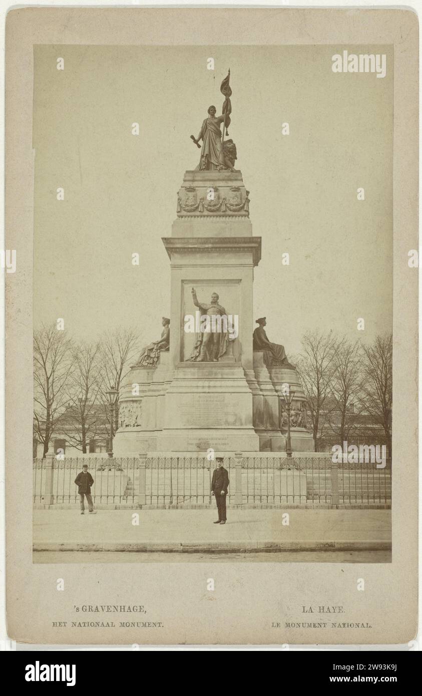 Independence monument on Plein 1813 in The Hague, M.M. Couvée, after ...