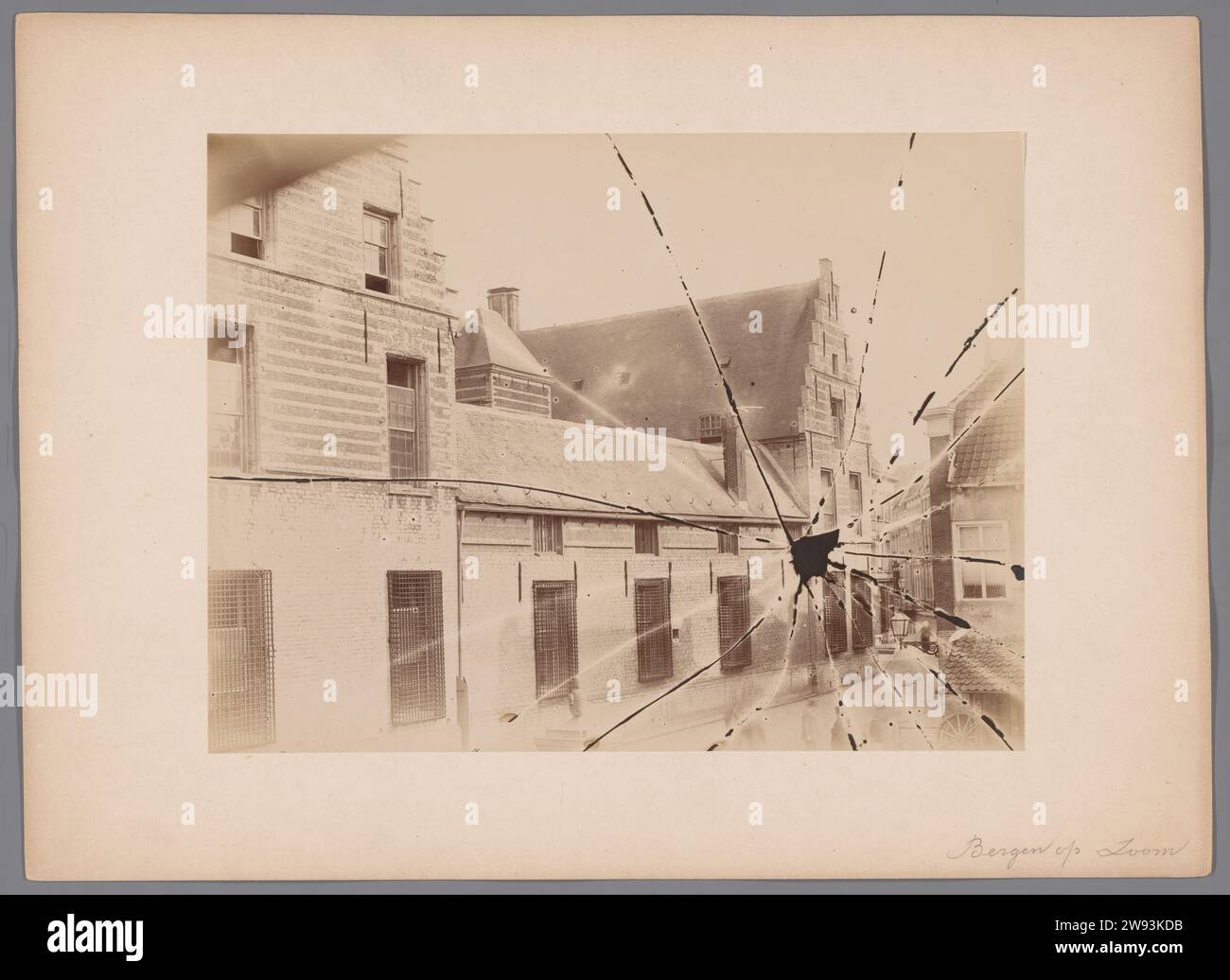 View of the Markiezenhof in Bergen op Zoom, 1890 photograph Bergen op ...