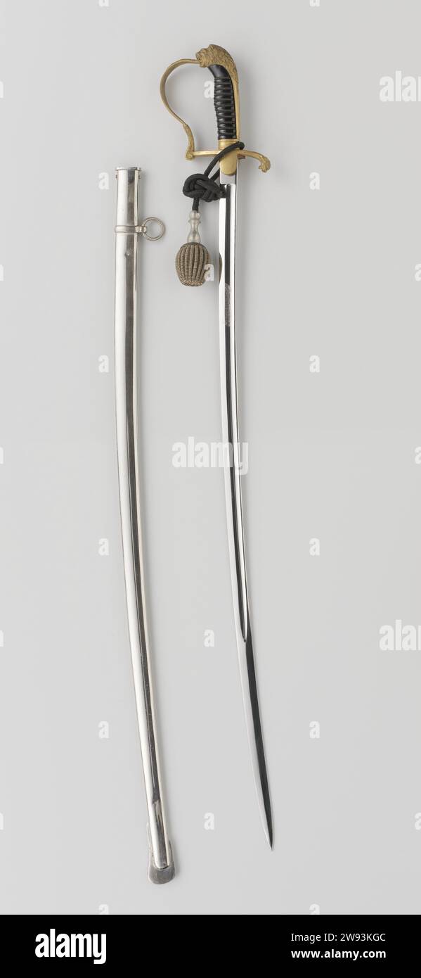 Sabel Model 1912 with Schede from the possession of General van Daalen ...