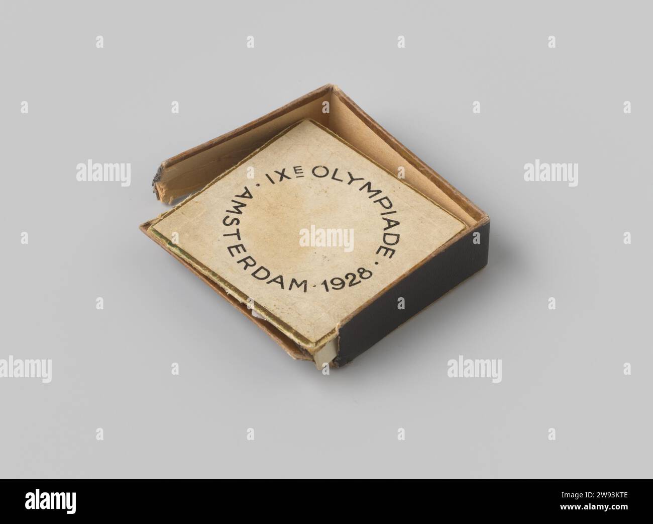 Box at Penning of the Ninth Olympiad (Olympic Games) in Amsterdam, 1928 ...