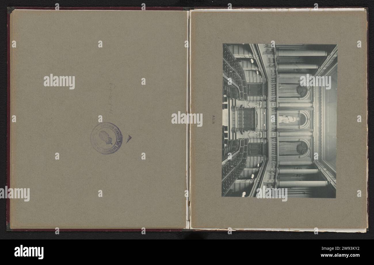 Aula from the University of Amsterdam, Anonymous, 1902 photomechanical print This print is part ...