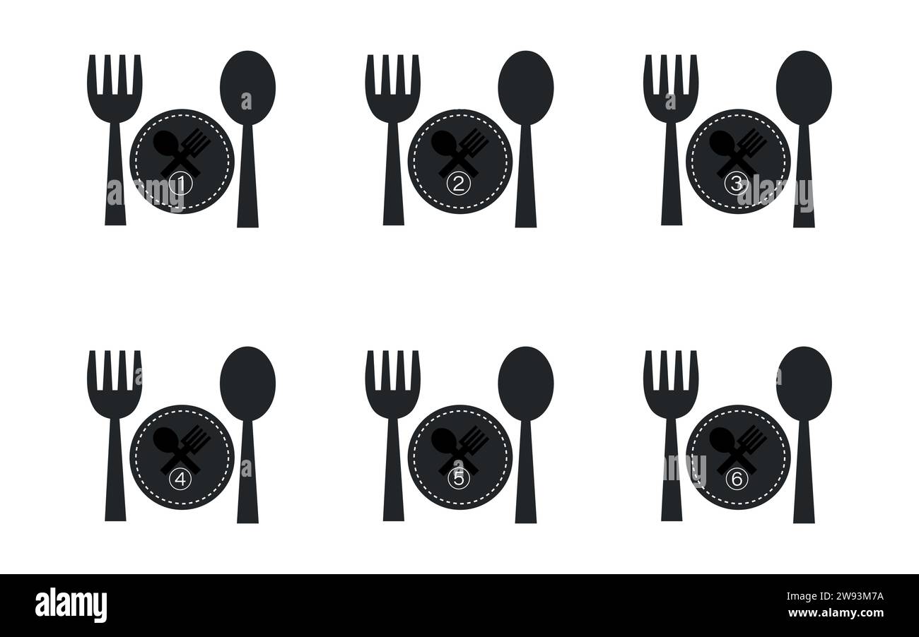 Utensil icon pack hi-res stock photography and images - Alamy