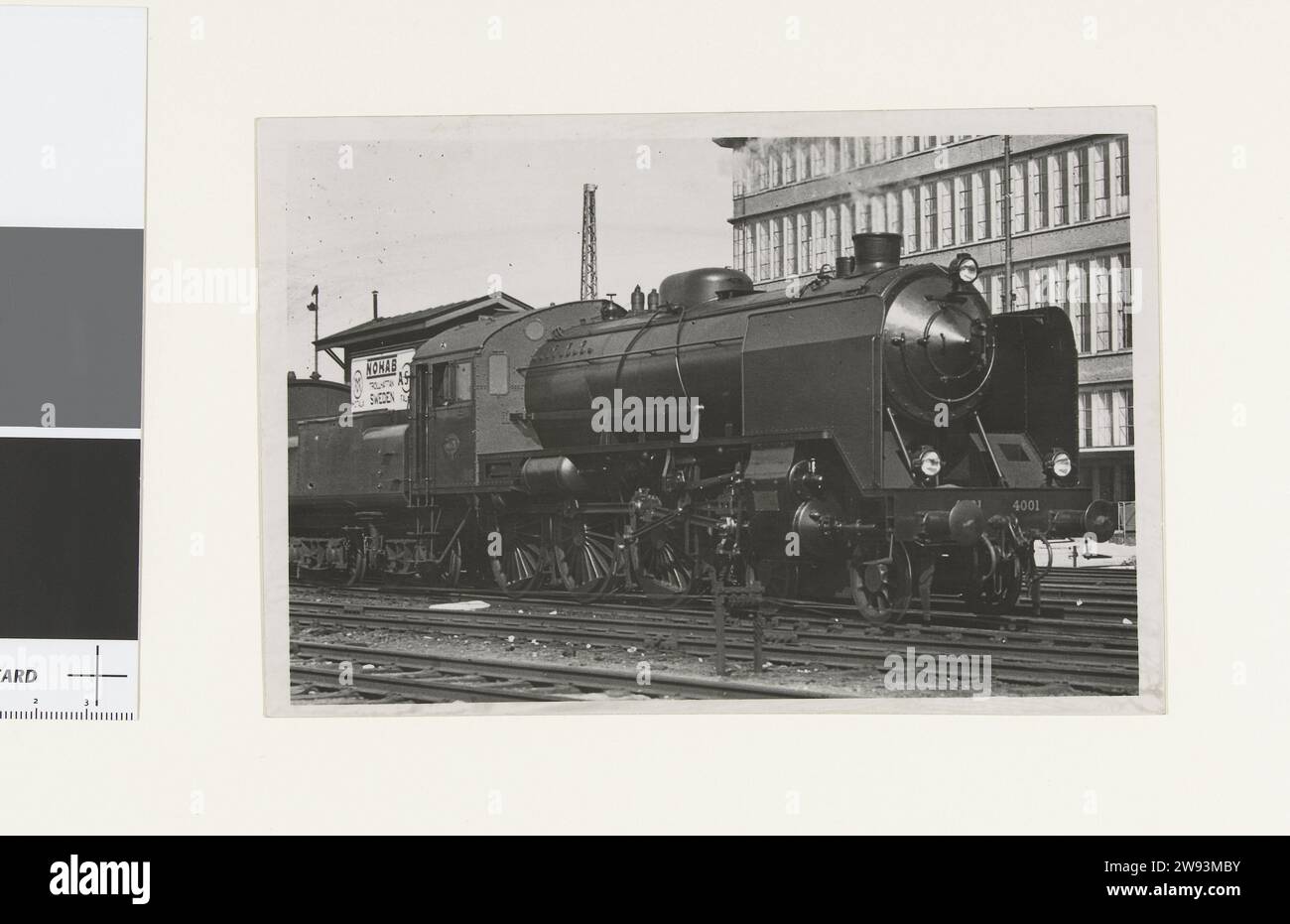 New express train locomotive from Sweden, 1946 documentary photographs ...