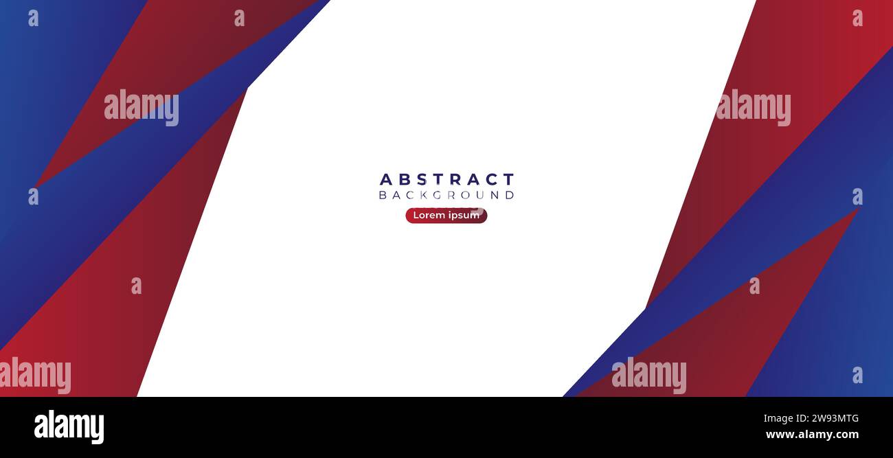 geometric red blue background vector illustration. Suit for banner ...