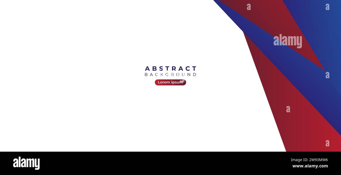 geometric red blue background vector illustration. Suit for banner ...