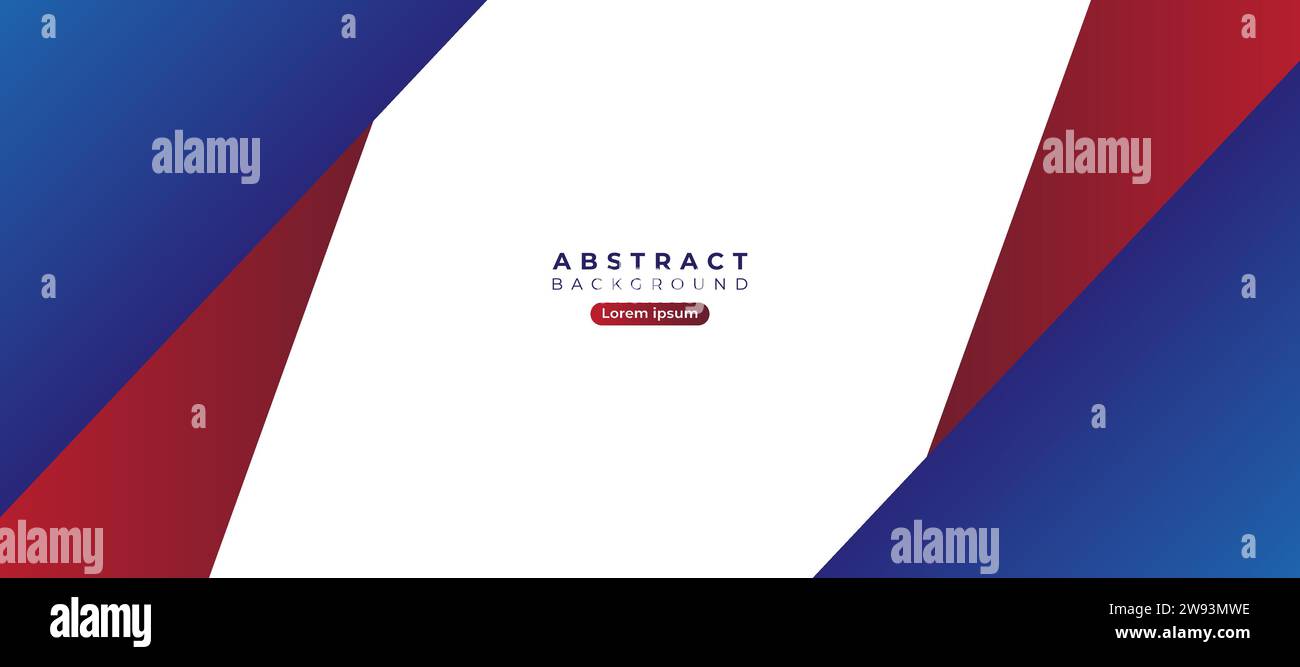 geometric red blue background vector illustration. Suit for banner ...