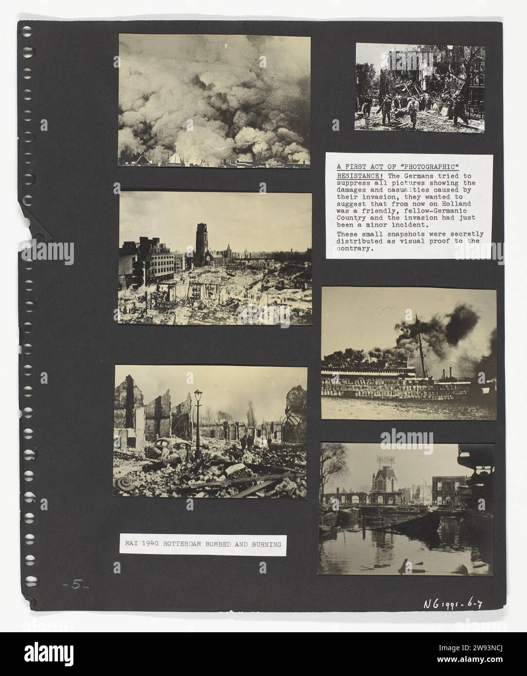 Bombed german city from the air wwii hi-res stock photography and ...