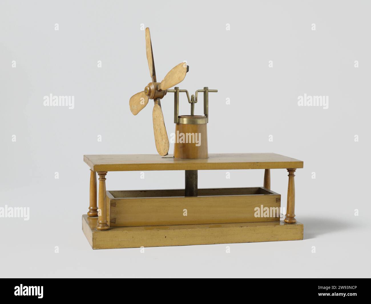 Model of a Wind-Driven Pump, 1827 demonstration model Model of a pump ...
