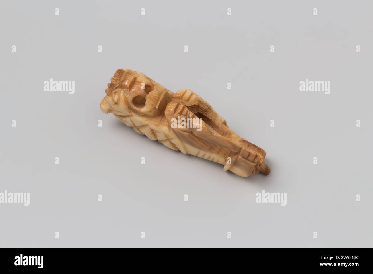 Ivory Lion, c. 1400 - c. 1950 sculpture Ivory lion, cut from a tooth of ...