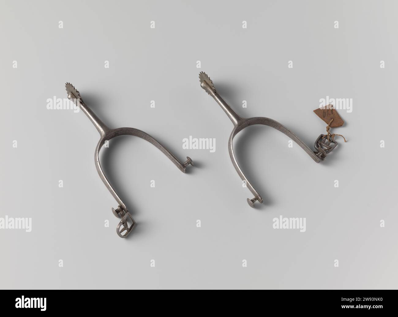 Rail of steel, 1825 - 1832 Steel track with buckle, straight neck with ...