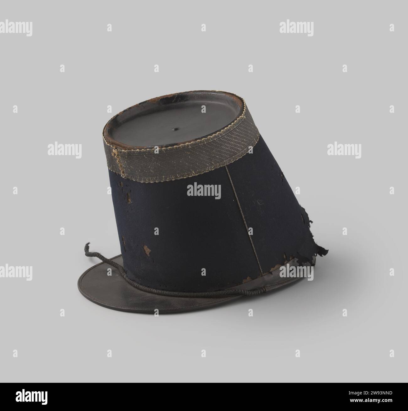 Blue sheet kepie, c. 1825 - c. 1832 Blue sheet kepie with leather valve ...