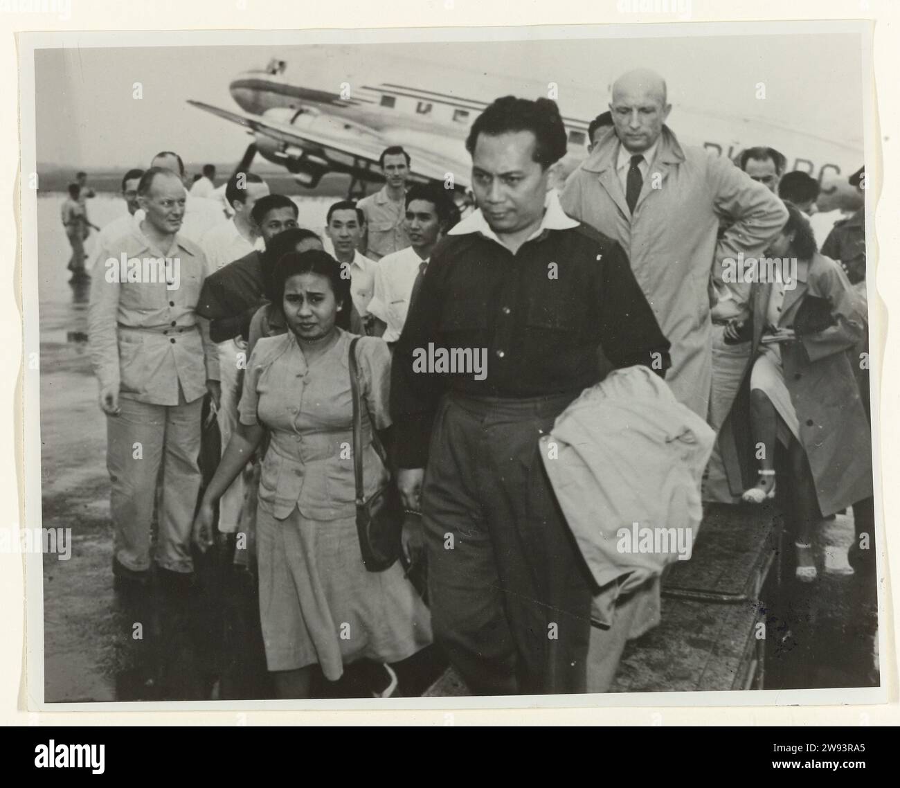 Vrijlating Sutan Sjahrir, 1949 documentary photographs Sutan Shahrir ...