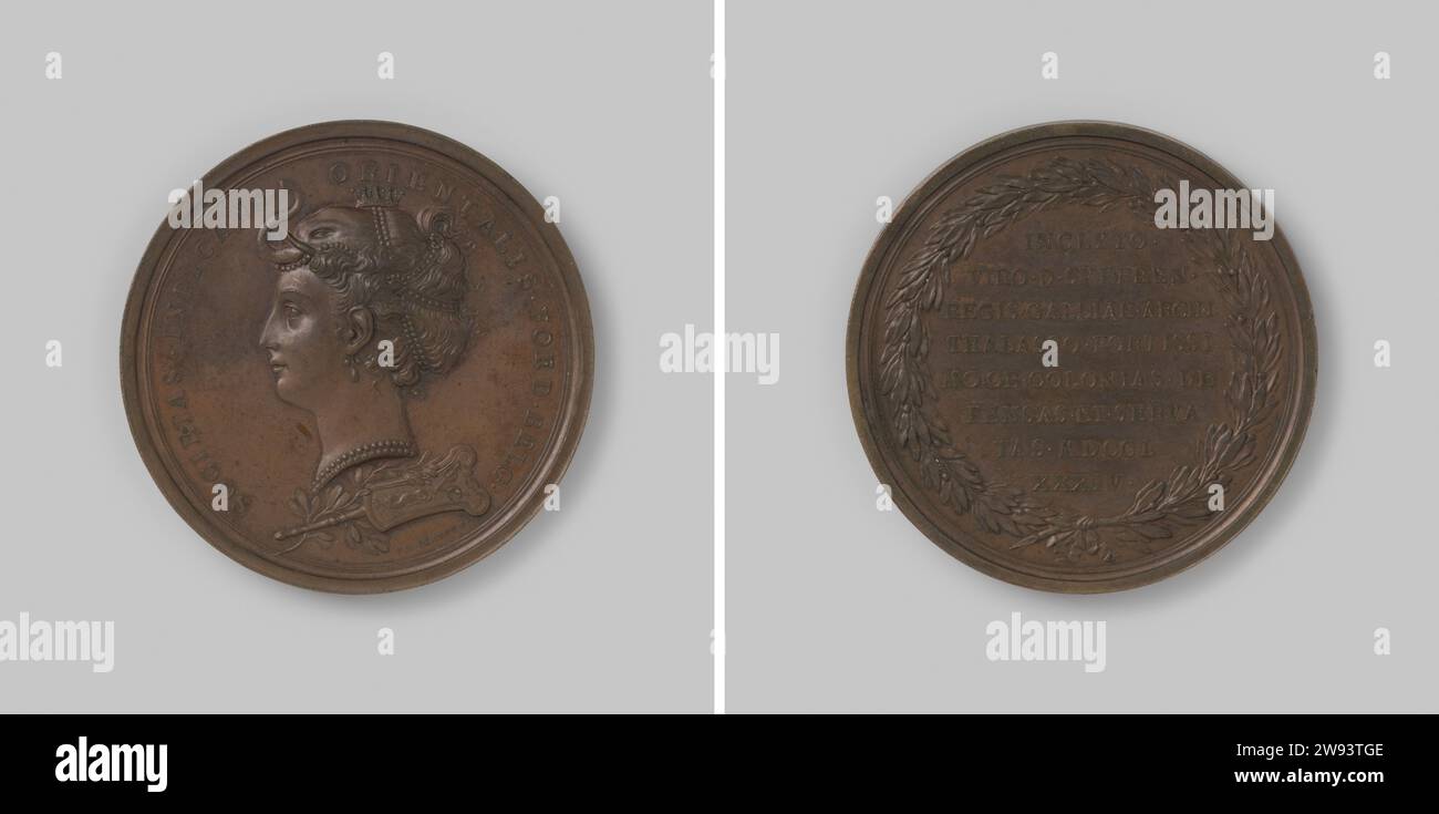 Tribute to the French vice-admiral de Suffren by the VOC, 1784 Bronze ...