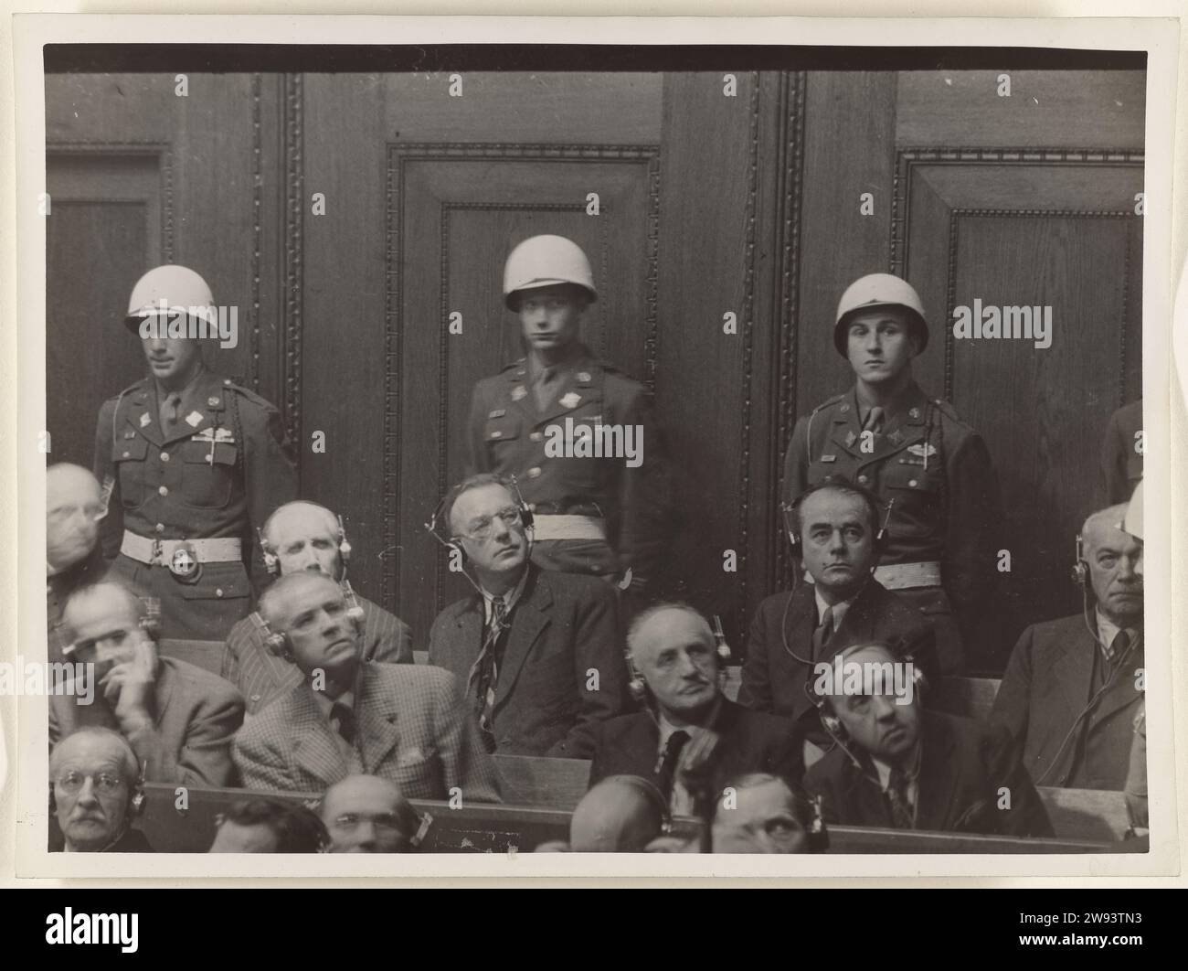 Process of Nuremberg: Seyss Inquart, 1945 - 1946 photograph The dock ...