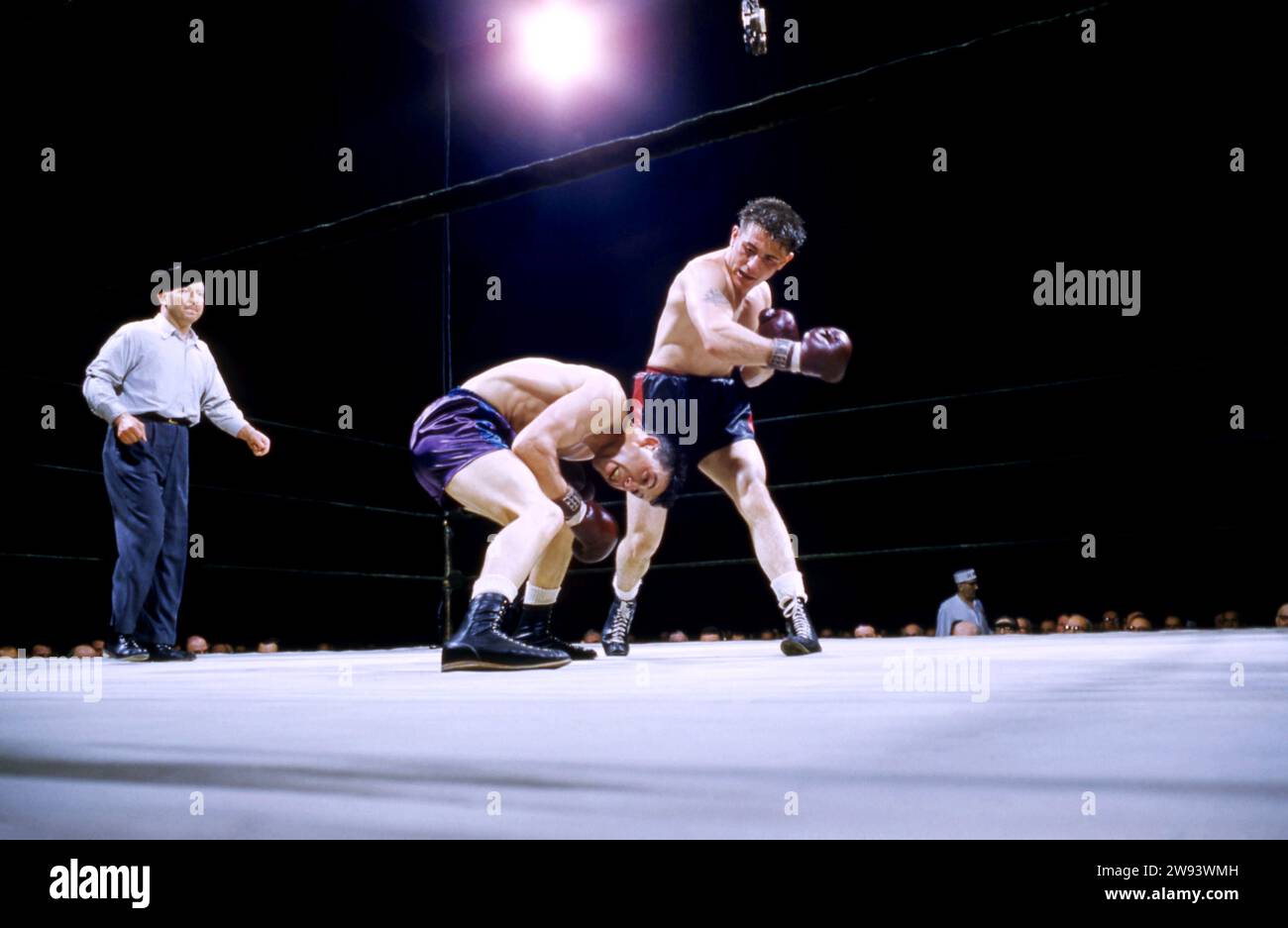 NEW YORK, NY - JUNE 1: An unidentified boxer punches his opponent ...