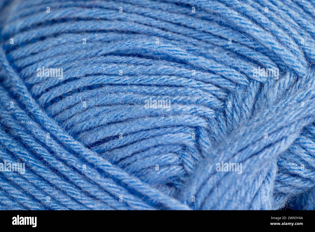 woolen threads of blue color for knitting, thin blue threads for ...