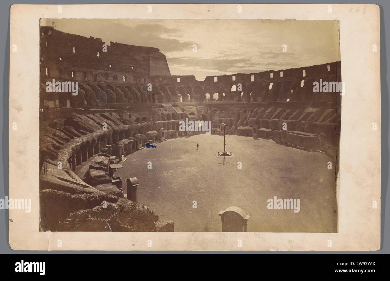 Interior of the Colosseum in Rome in Evening Light, Italy, Altobelli ...